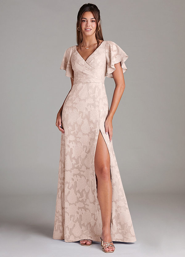 Azazie Ambrosia Blushing Pink Bridesmaid Dresses | Azazie AU