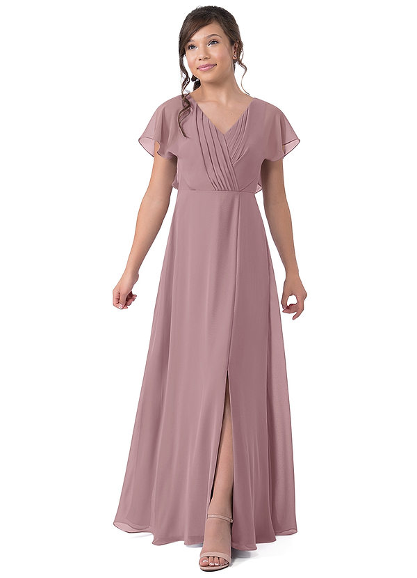 Dusty Rose Azazie Rylee JBD Junior Bridesmaid Dresses | Azazie