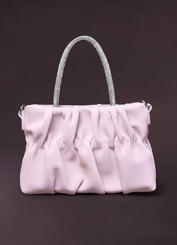Rhinestone Handbag With Pleats Bags | Azazie