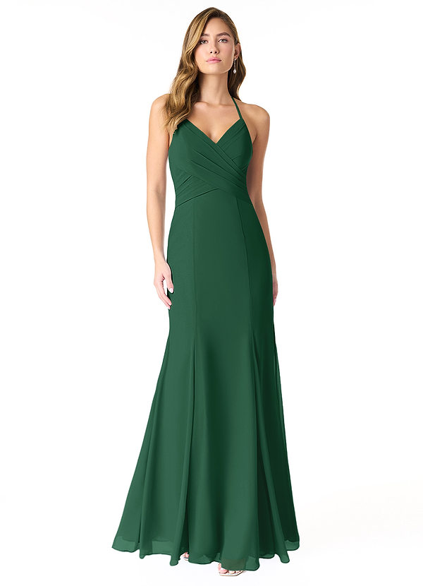 Azazie Carolina Dark Green Bridesmaid Dresses | Azazie UK