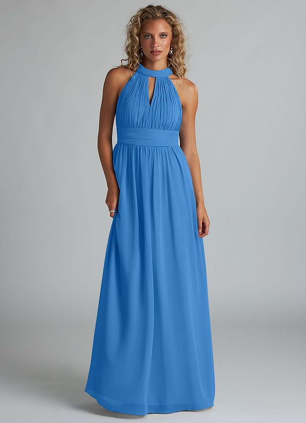 Azazie Camella Blue Jay Bridesmaid Dresses | Azazie CA