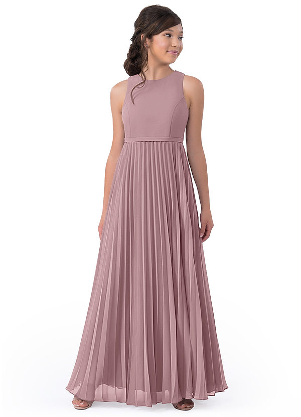 Dusty Rose Azazie Lindie JBD Junior Bridesmaid Dresses | Azazie
