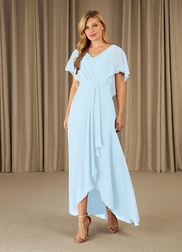 Sky Blue Eliza Mother Of The Bride Dress Try On Dress Sample Dress