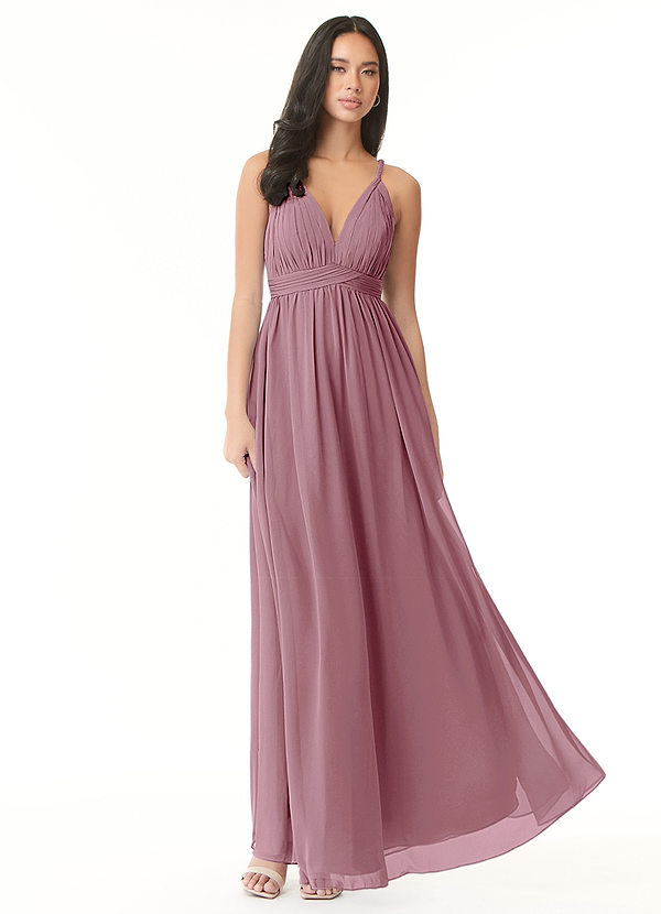 Vintage Mauve Azazie Rowena Bridesmaid Dresses | Azazie