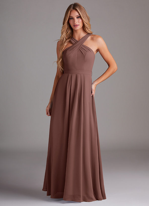 Azazie Dixie Espresso Bridesmaid Dresses | Azazie