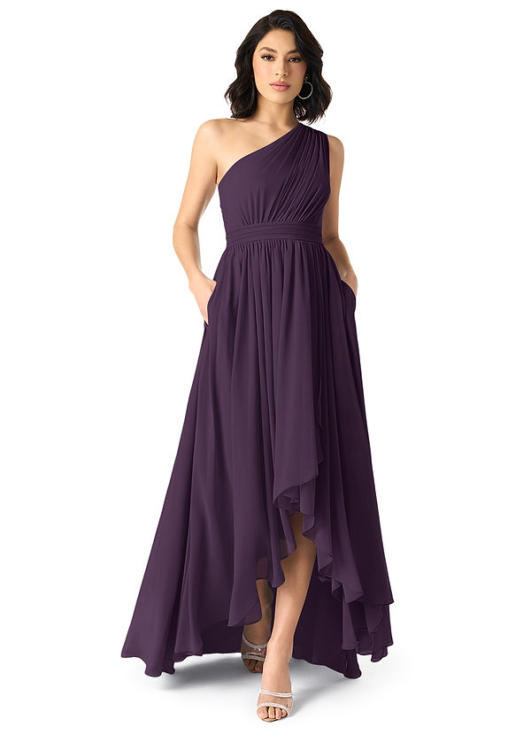 Azazie Mathilda Plum Bridesmaid Dresses | Azazie