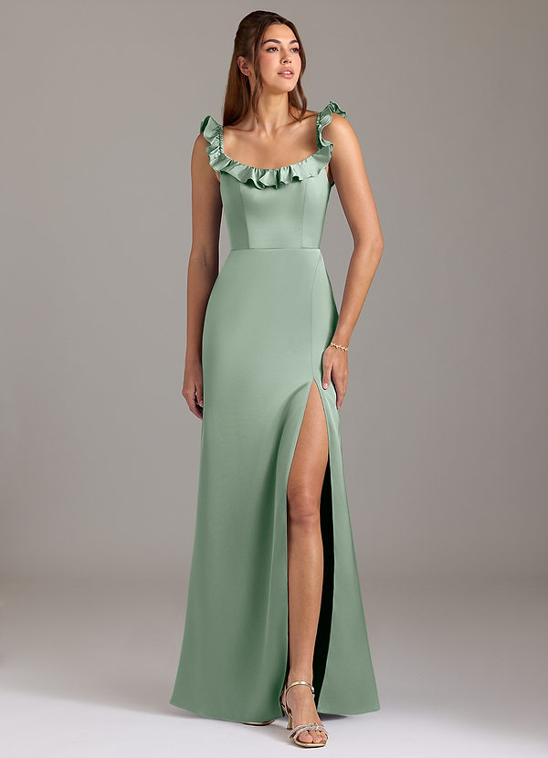 Azazie Callie Agave Bridesmaid Dresses | Azazie