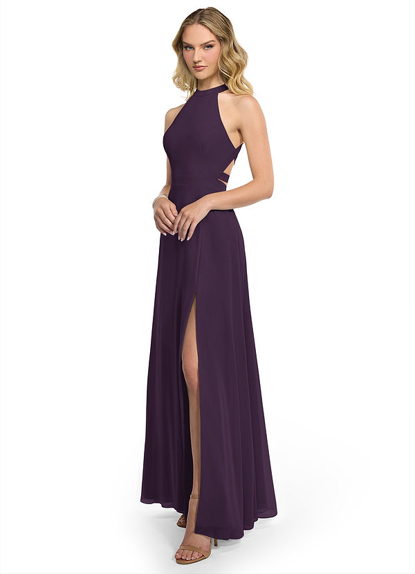 Azazie Aziza Plum Bridesmaid Dresses | Azazie