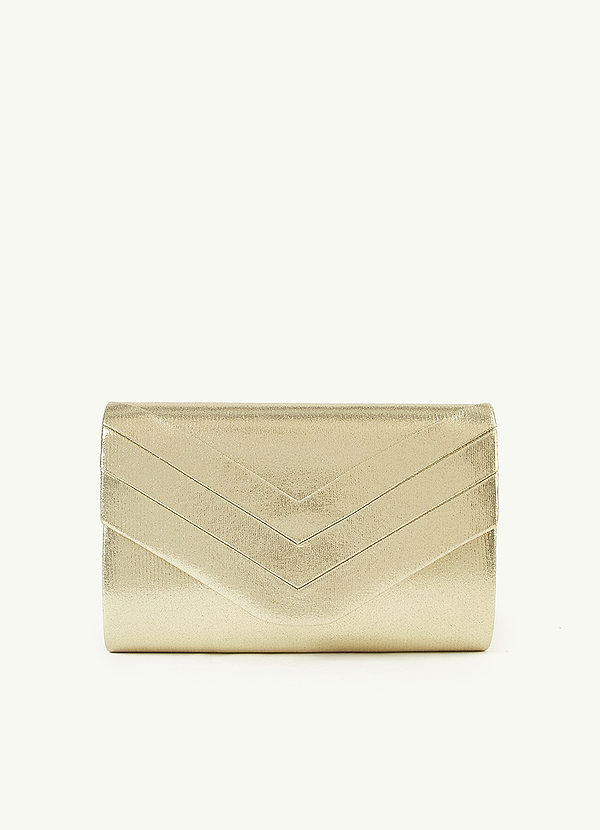 Gold Layered Envelope Clutch Bag | Azazie