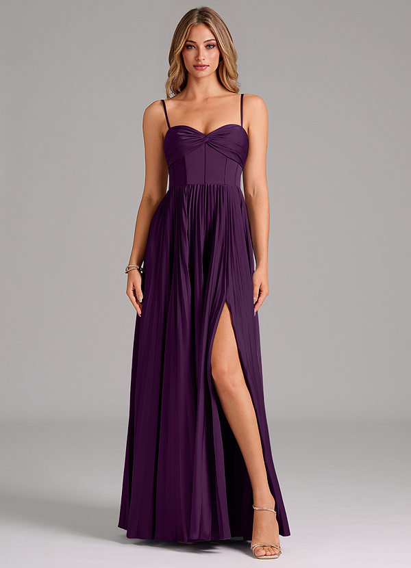 Azazie Tyla Grape Bridesmaid Dresses | Azazie