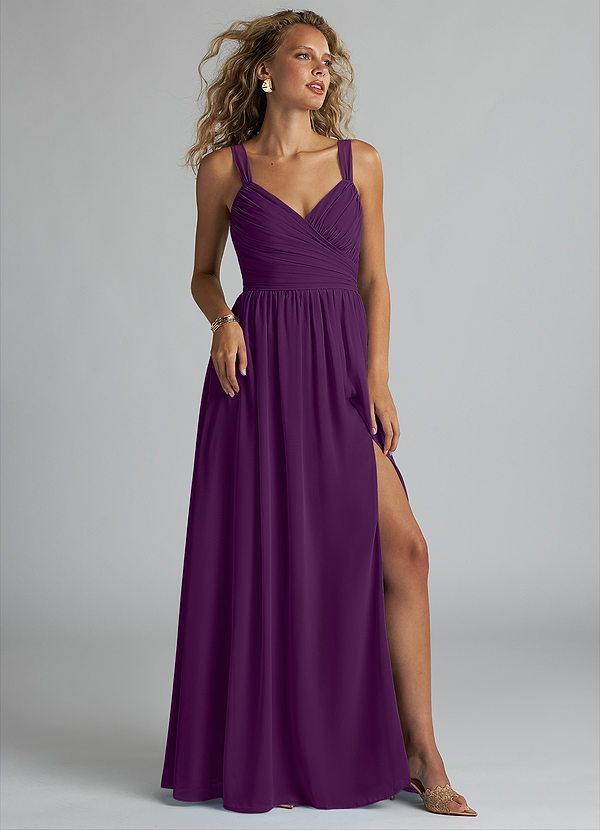 Azazie Aziza Grape Bridesmaid Dresses | Azazie CA
