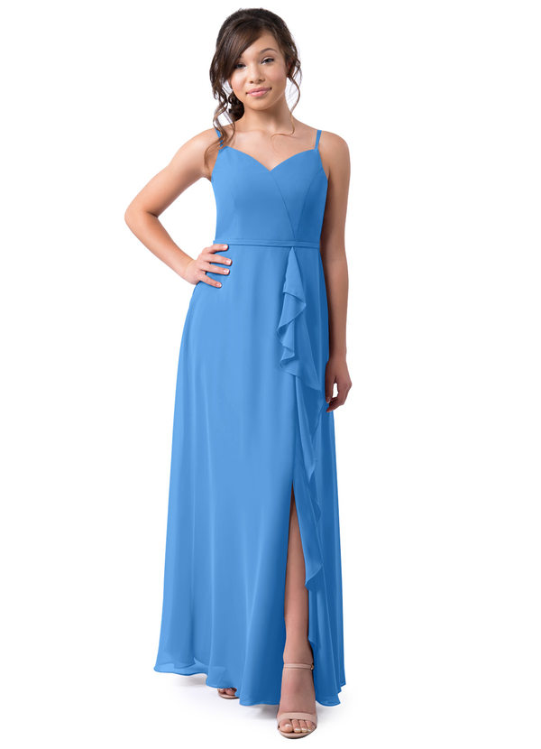 Blue Jay Azazie Naeem JBD Junior Bridesmaid Dresses | Azazie