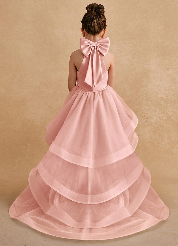 Azazie Bev Rosette A-Line Convertible Tulle Dress | Azazie