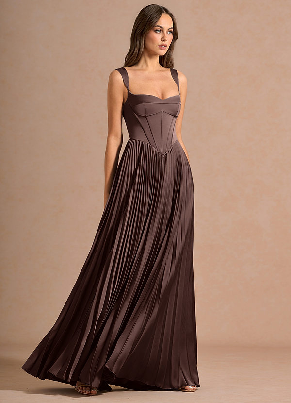 Avenelle Truffle Maxi Dress | Azazie