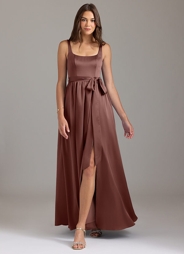 Azazie Elliott Espresso Bridesmaid Dresses | Azazie