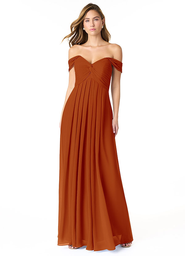 Azazie Kaitlynn Paprika Bridesmaid Dresses | Azazie