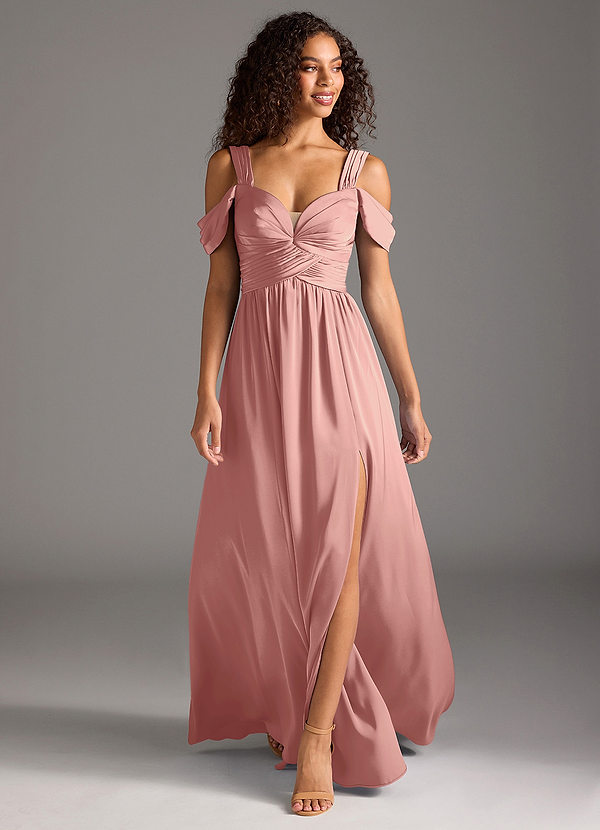Azazie Lianne Rosette Bridesmaid Dresses | Azazie CA