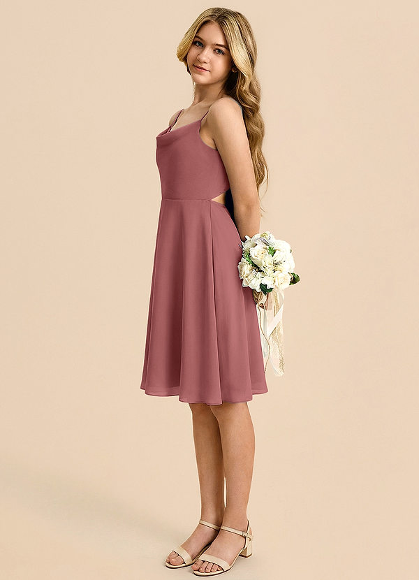 Azazie Shale Junior Bridesmaid Dress in Amethyst | Azazie CA