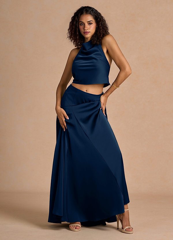 Ryleigh Navy Two-Piece Sets | Azazie