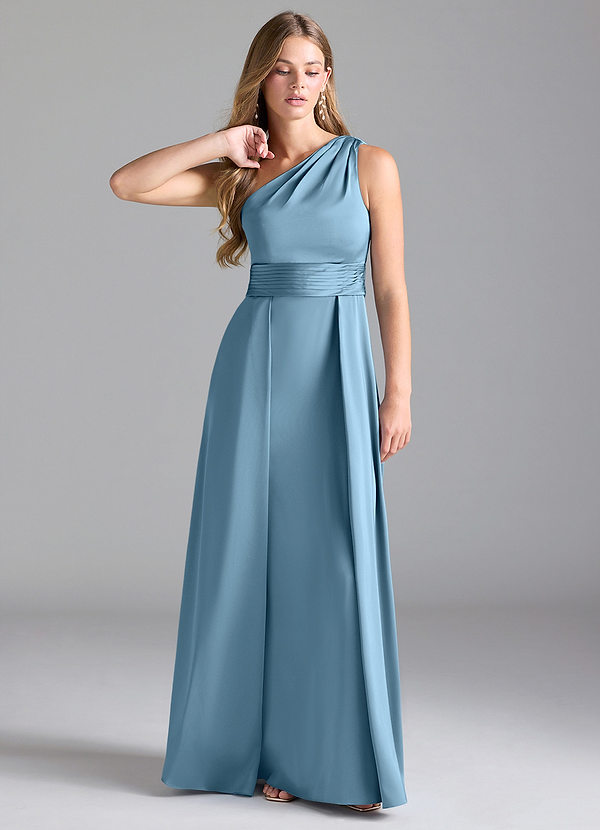 Azazie Dallas Steel Blue Bridesmaid Dresses | Azazie CA