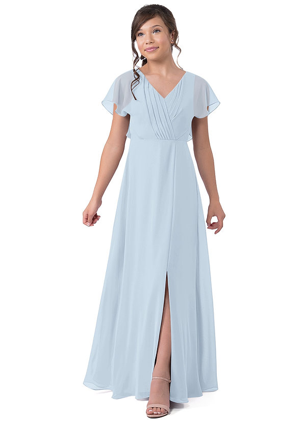 Mist Azazie Rylee JBD Junior Bridesmaid Dresses | Azazie