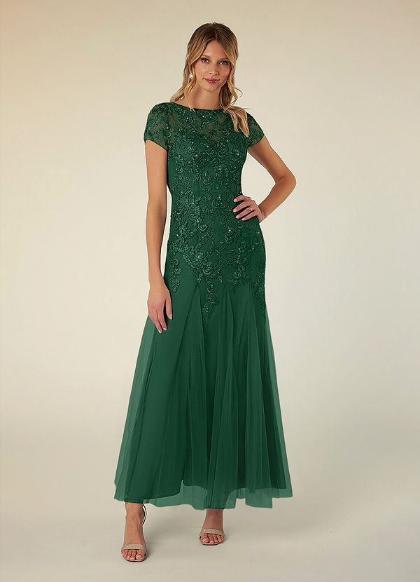 Dark Green Azazie Laurie Mother of the Bride Dress Mother of the Bride ...