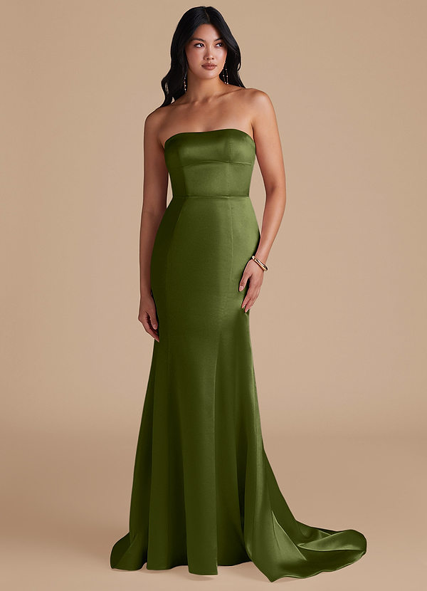 Azazie Aura Olive Bridesmaid Dresses | Azazie CA