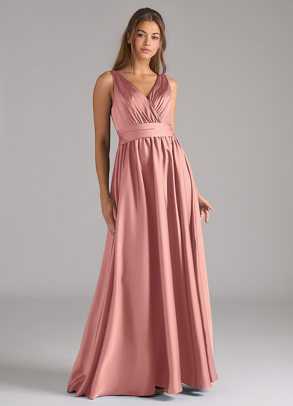 Azazie Kora Rosette Bridesmaid Dresses | Azazie