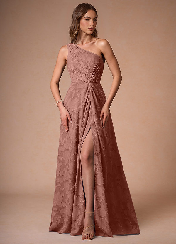 Octavia Light Pink Maxi Dress Ready to Ship | Azazie CA