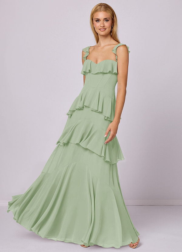 Barbie™ AZAZIE 1025 Dusty Sage Bridesmaid Dresses | Azazie