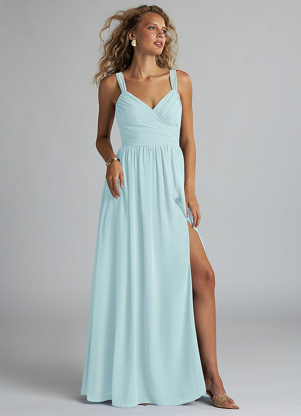 Azazie Aziza Sea Glass Bridesmaid Dresses | Azazie CA