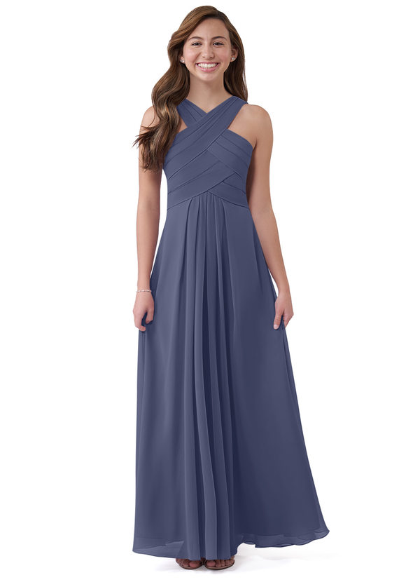 Stormy Azazie Kaleigh JBD Junior Bridesmaid Dresses | Azazie