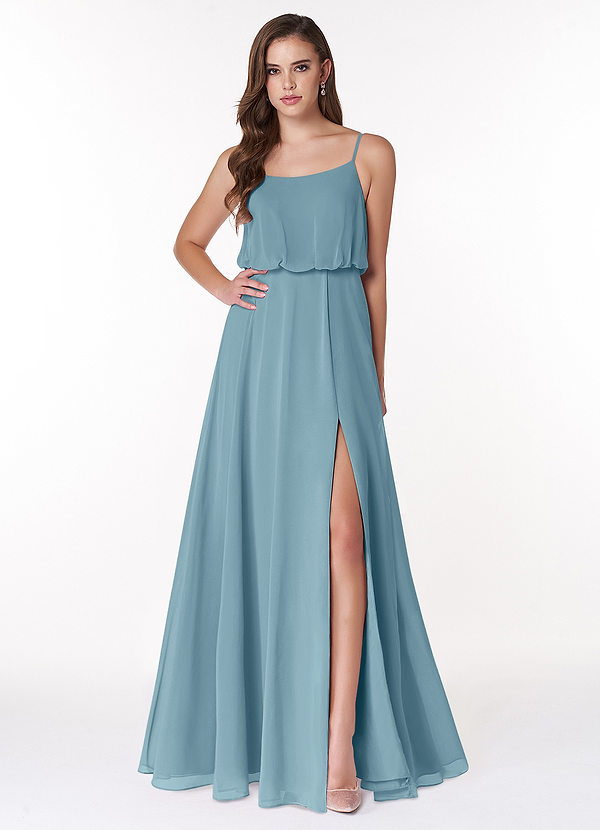 Moody Blue Azazie Lupe Bridesmaid Dresses | Azazie