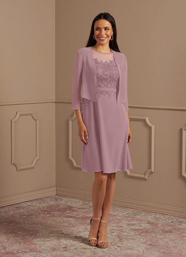 Rosa Polvorienta Azazie Klaus vestidos de madre de la novia | Azazie