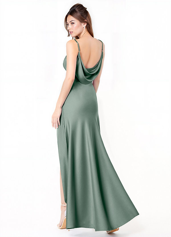 Azazie Alaija Silver Sage Bridesmaid Dresses | Azazie