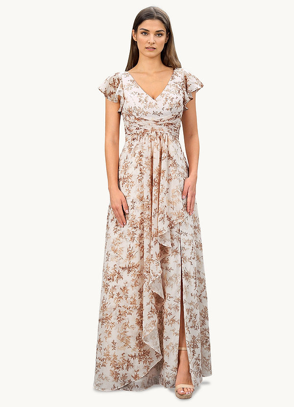 Fougère Rose Florale Azazie Omari Robes de demoiselle d'honneur | Azazie CA