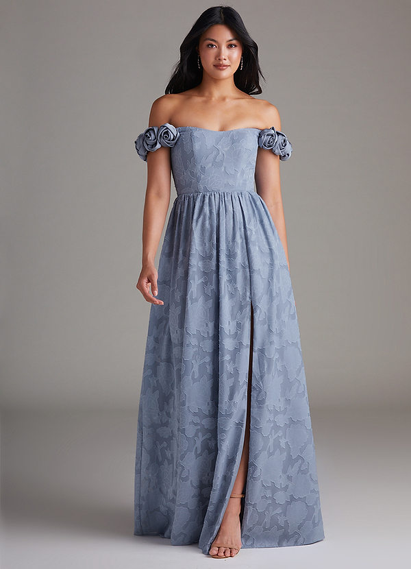 Azazie Autumn Dusty Blue Bridesmaid Dresses | Azazie CA