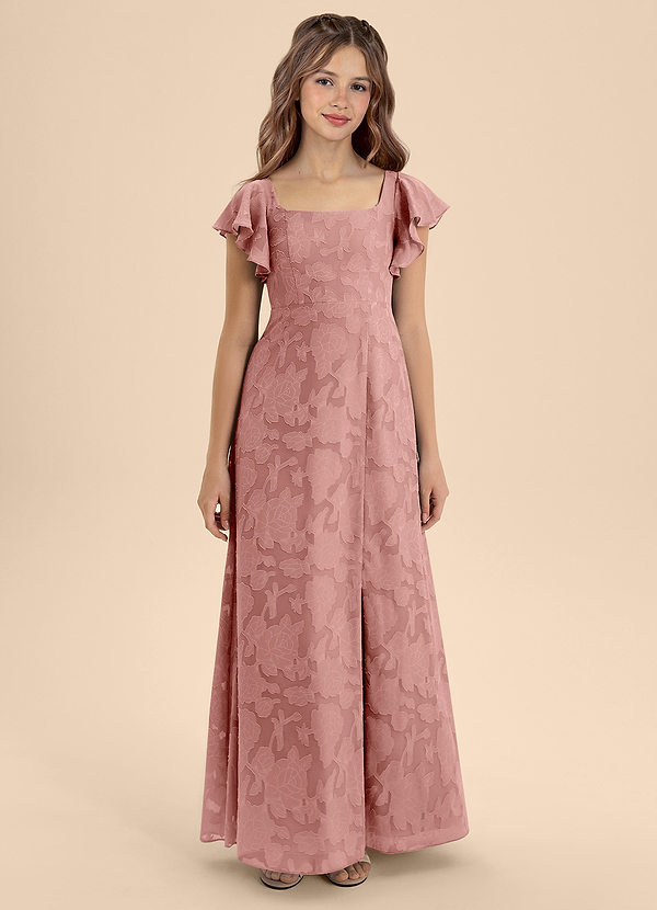 Azazie Bondi Junior Bridesmaid Dress in Rosette | Azazie