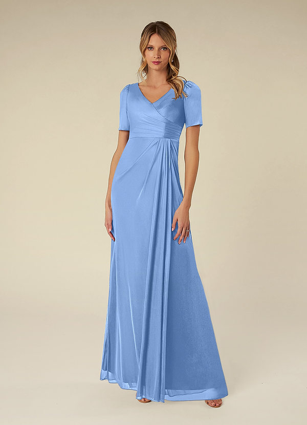 Steel Blue Azazie Bessie Mother of the Bride Dress Mother of the Bride ...