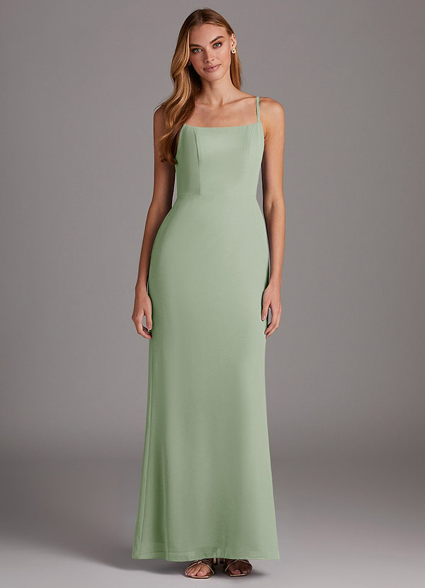 Azazie Tayla Dusty Sage Bridesmaid Dresses | Azazie