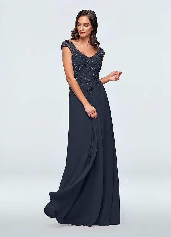 Azazie Amethyst MBD Mother Of The Bride Dress - Dark Navy | Azazie