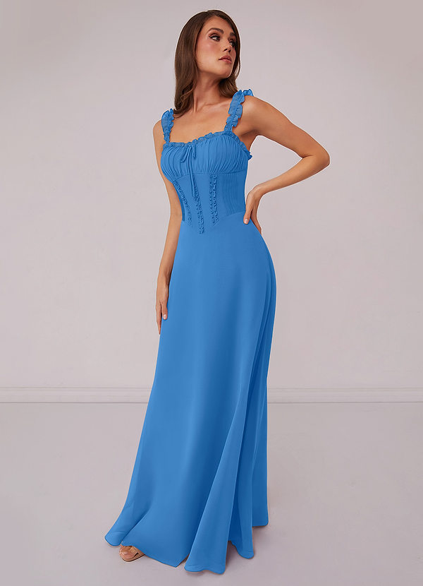 Barbie™ AZAZIE 1018 Blue Jay Bridesmaid Dresses | Azazie
