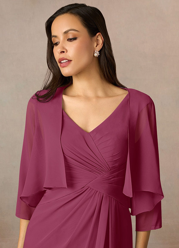 Azazie Matching Color Fisher Chiffon Wrap | Azazie AU