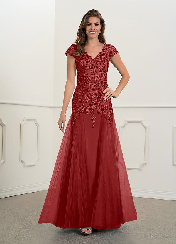 Rust Azazie Replenna Mother of the Bride Dresses | Azazie