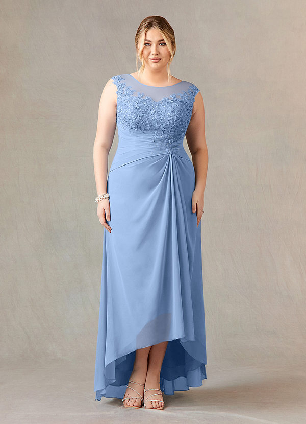 Steel Blue Plus Size Mother of the Bride & Groom | Azazie