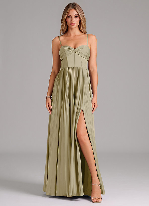 Azazie Tyla Moss Green Bridesmaid Dresses | Azazie