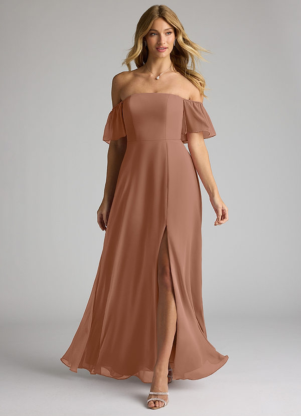 Azazie Sue Bronzer Bridesmaid Dresses | Azazie