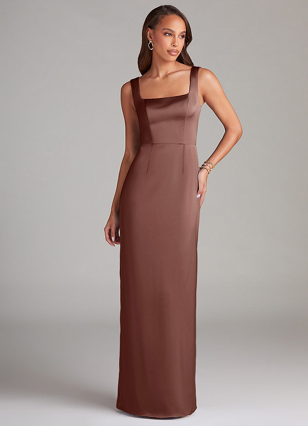 Azazie Flori Espresso Bridesmaid Dresses | Azazie UK