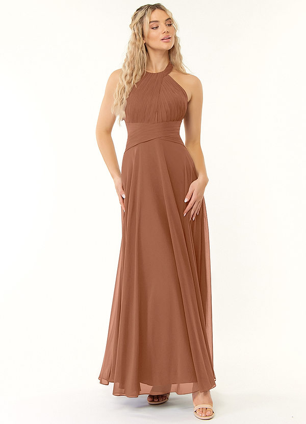 Azazie Monroe Bronzer Bridesmaid Dresses | Azazie