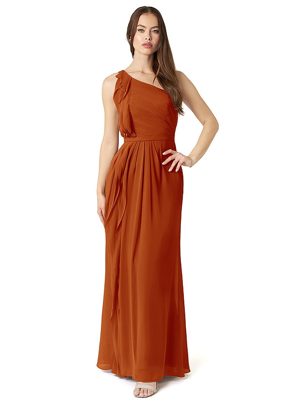 Azazie Sharon Paprika Bridesmaid Dresses | Azazie